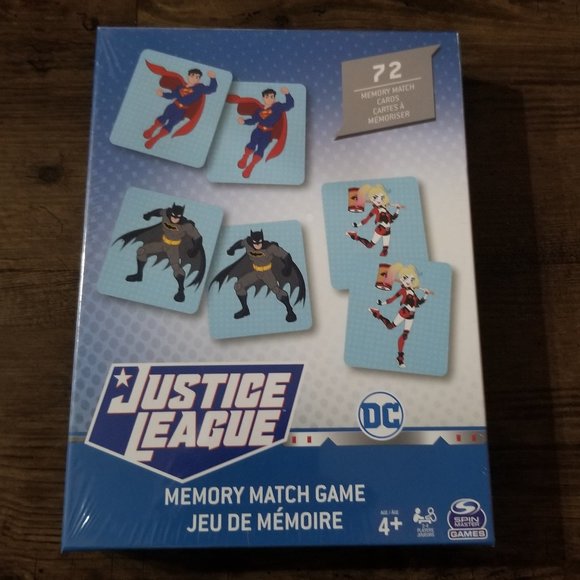Spin Master Games | Toys | Spin Master Memory Match Game Justice League ...